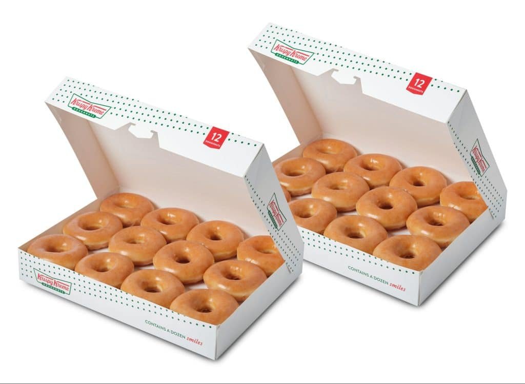 Krispy Kreme Box Of 24 Original Glazed - PhFlower.com